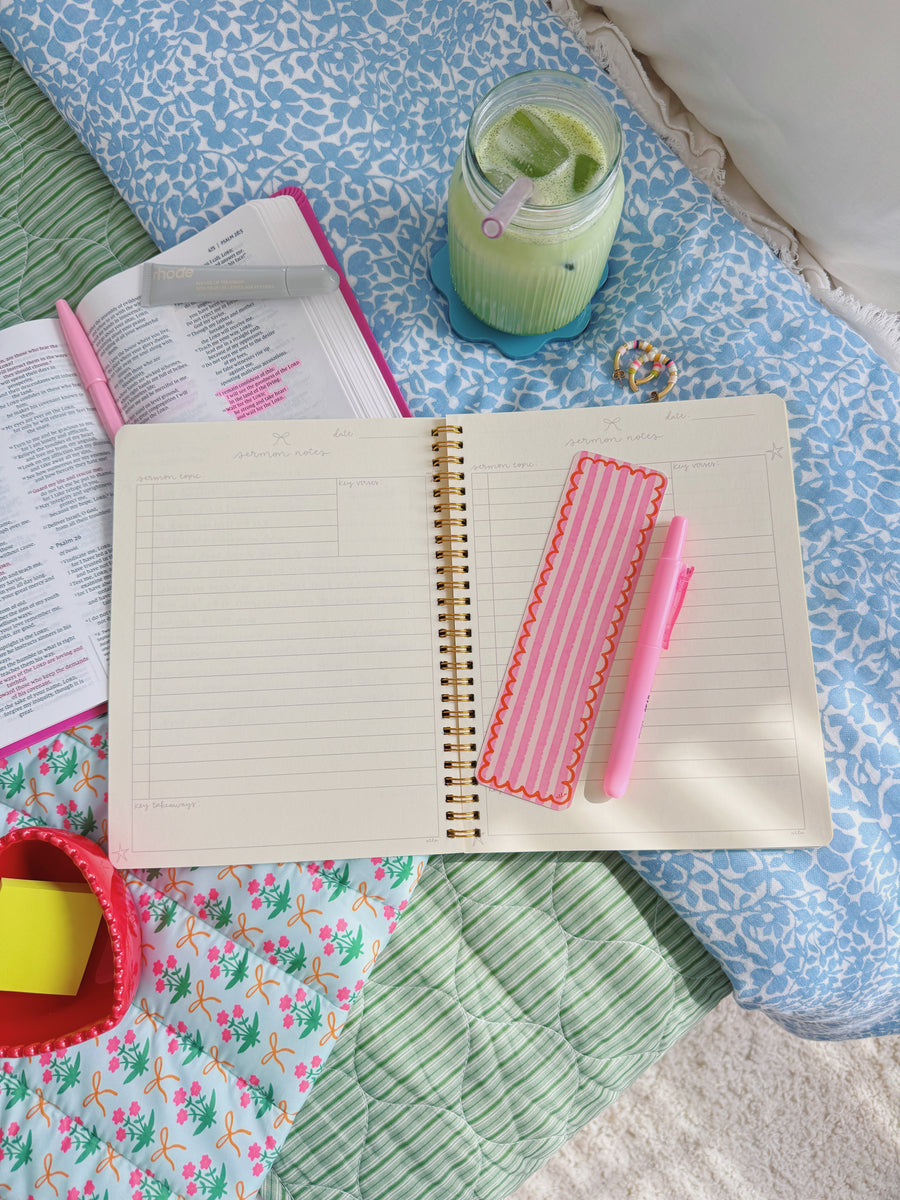 SERMON NOTES SPIRAL NOTEBOOK – All Things Lilly Ann