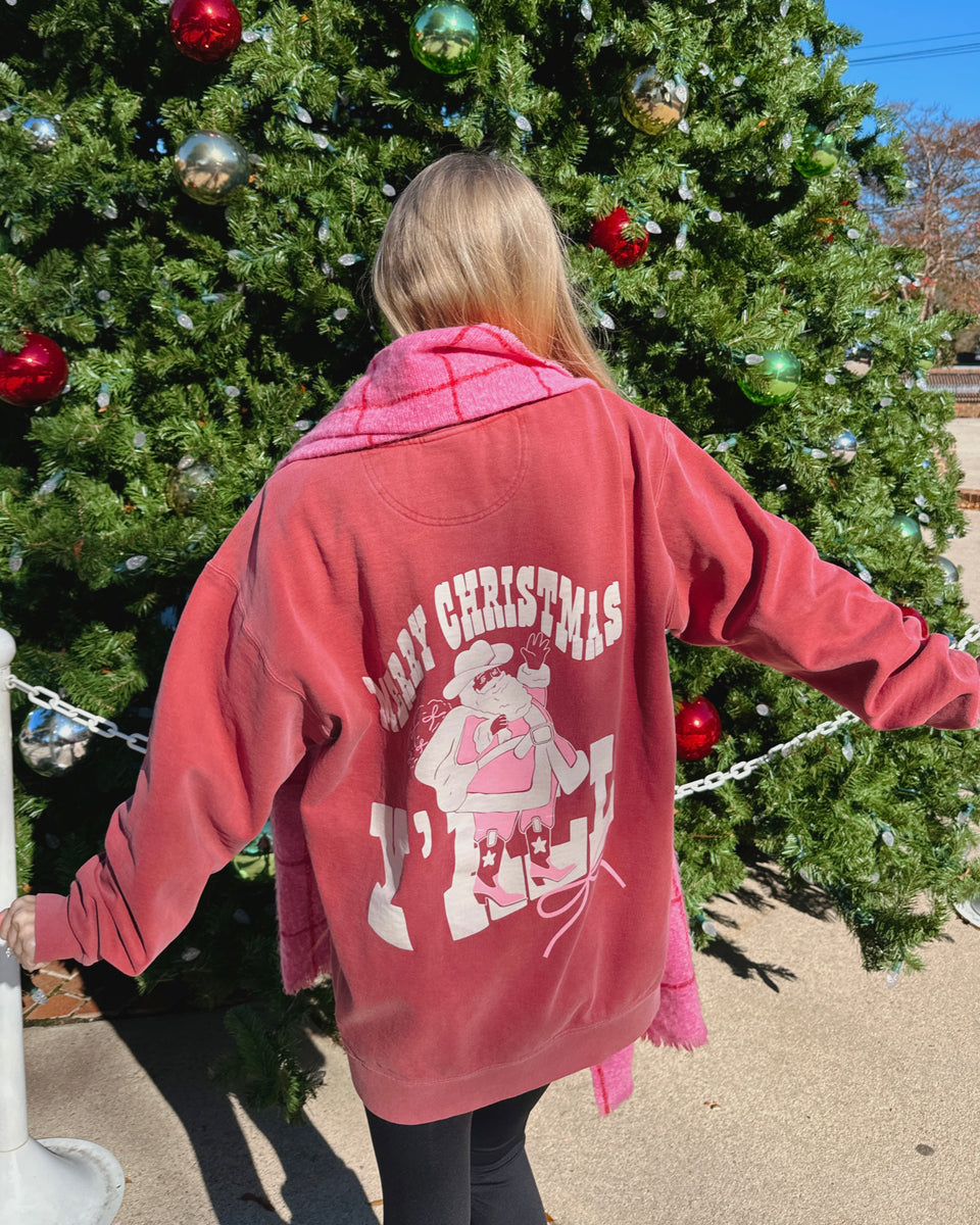 HOWDY SANTA CHRISTMAS CREWNECK – All Things Lilly Ann