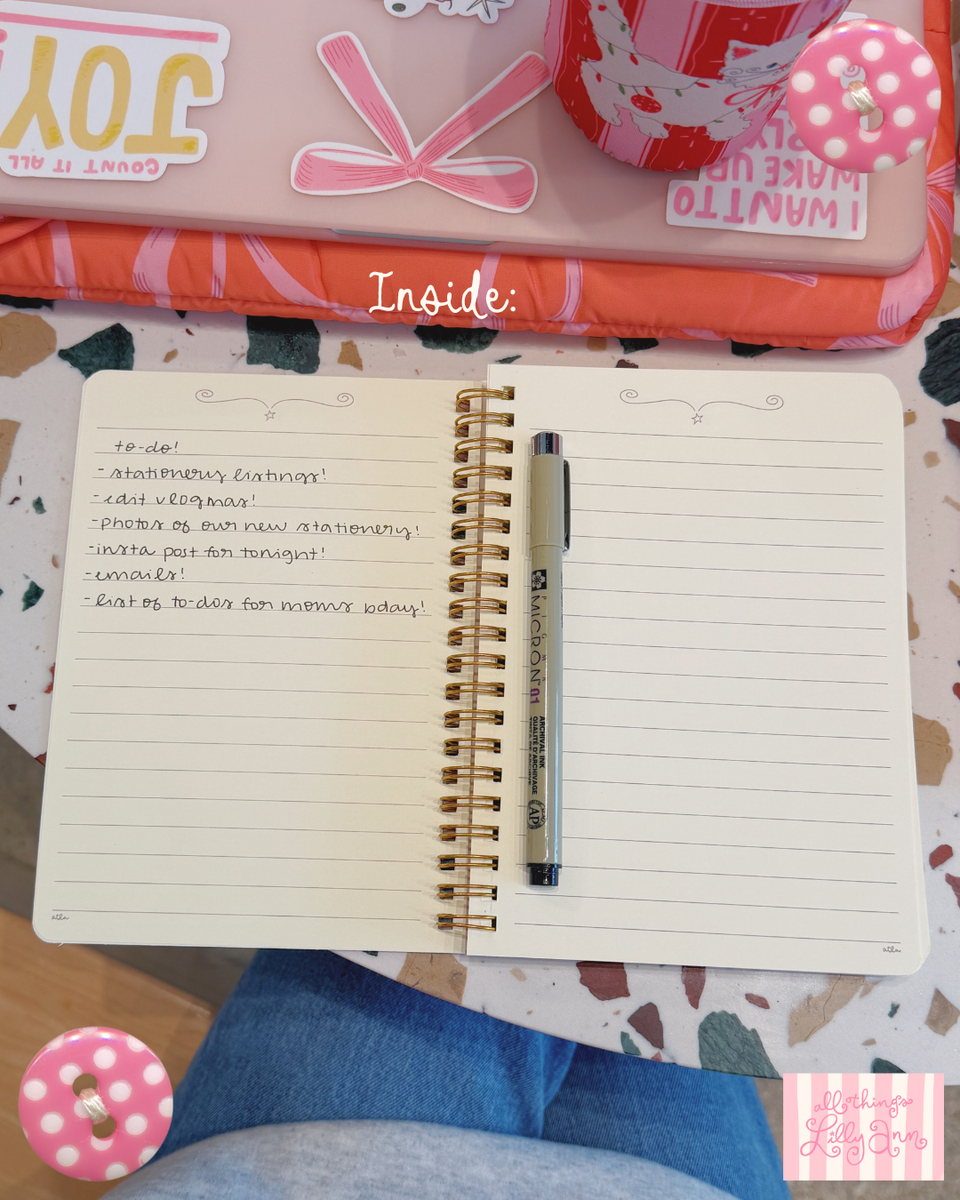 WHIMSY STAR 5X7 NOTEBOOK – All Things Lilly Ann
