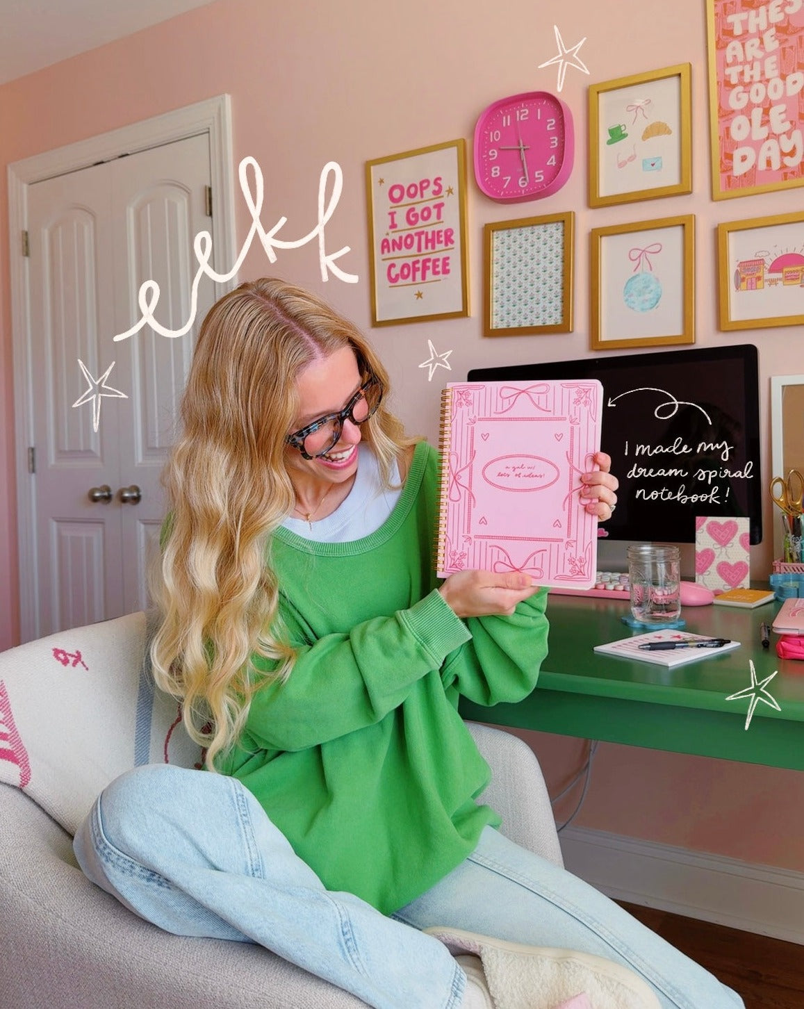 'A GAL WITH LOTS OF IDEAS' SPIRAL NOTEBOOK – All Things Lilly Ann