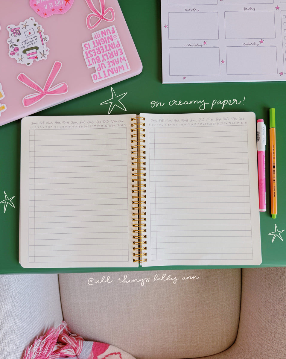 'A GAL WITH LOTS OF IDEAS' SPIRAL NOTEBOOK – All Things Lilly Ann