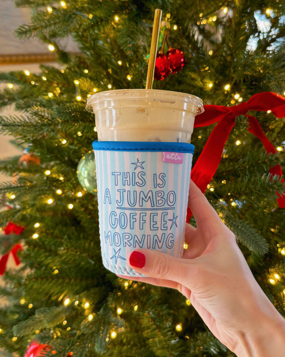 JUMBO COFFEE MORNING ICED COFFEE COOZIE – All Things Lilly Ann