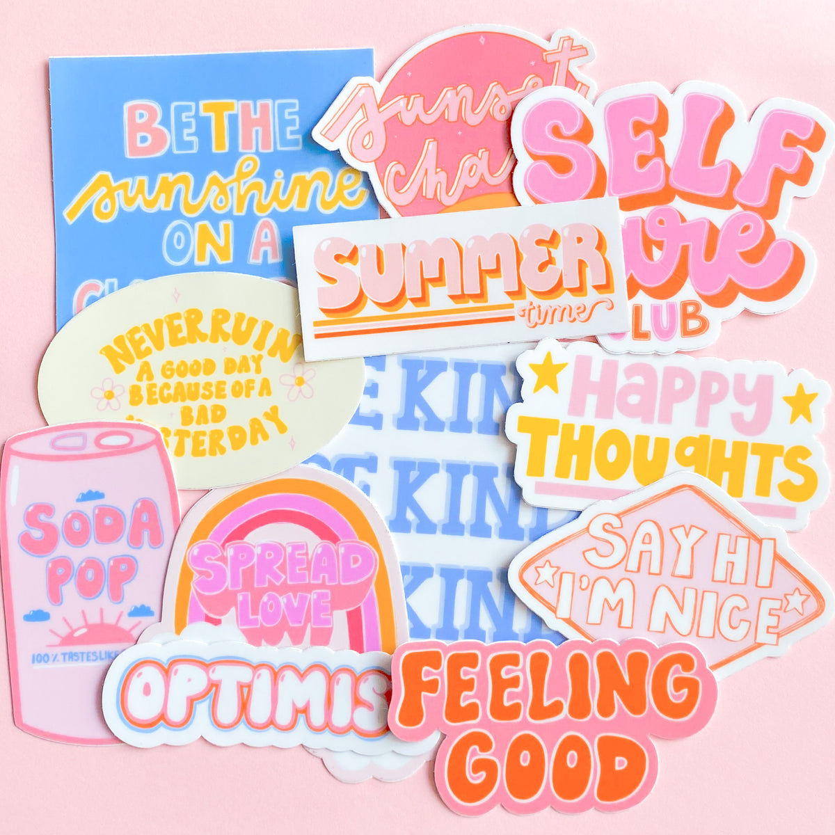 HAPPY THOUGHTS STICKER – All Things Lilly Ann